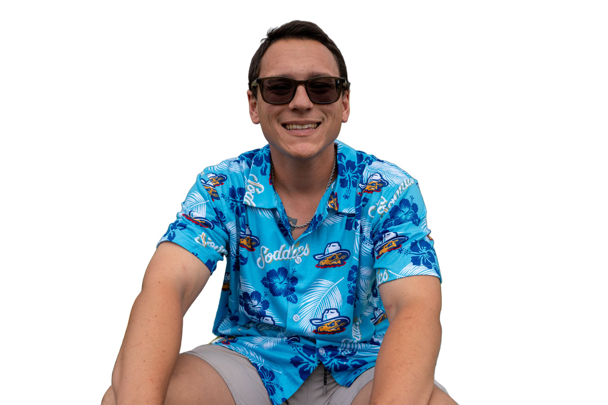 Amarillo Sod Poodles Royal Game Hawaiian Button Up – Amarillo Sod ...