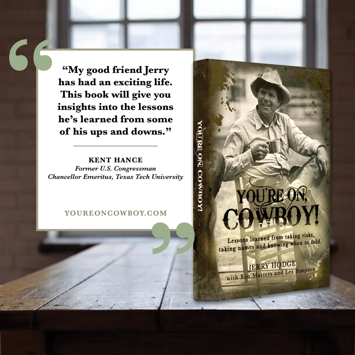 "You're on Cowboy!" An Autobiography by Jerry Hodge – Amarillo Sod ...